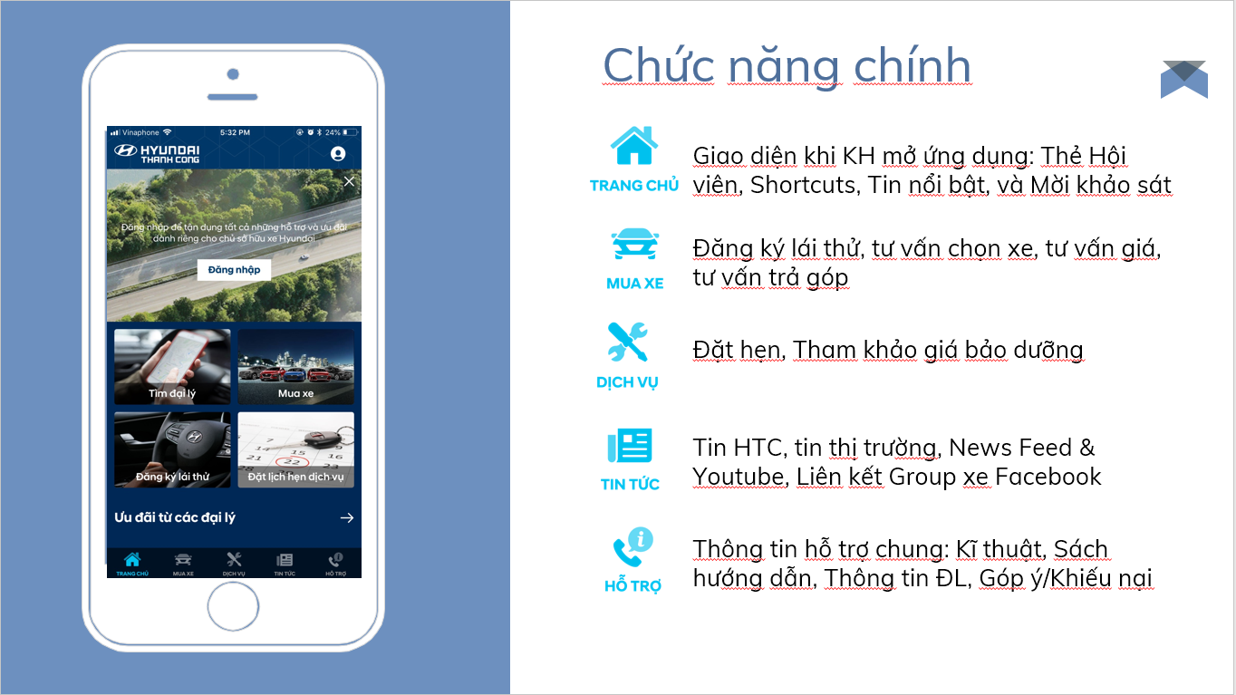 Ứng dụng Hyundai Me » Hyundai Cao Bằng